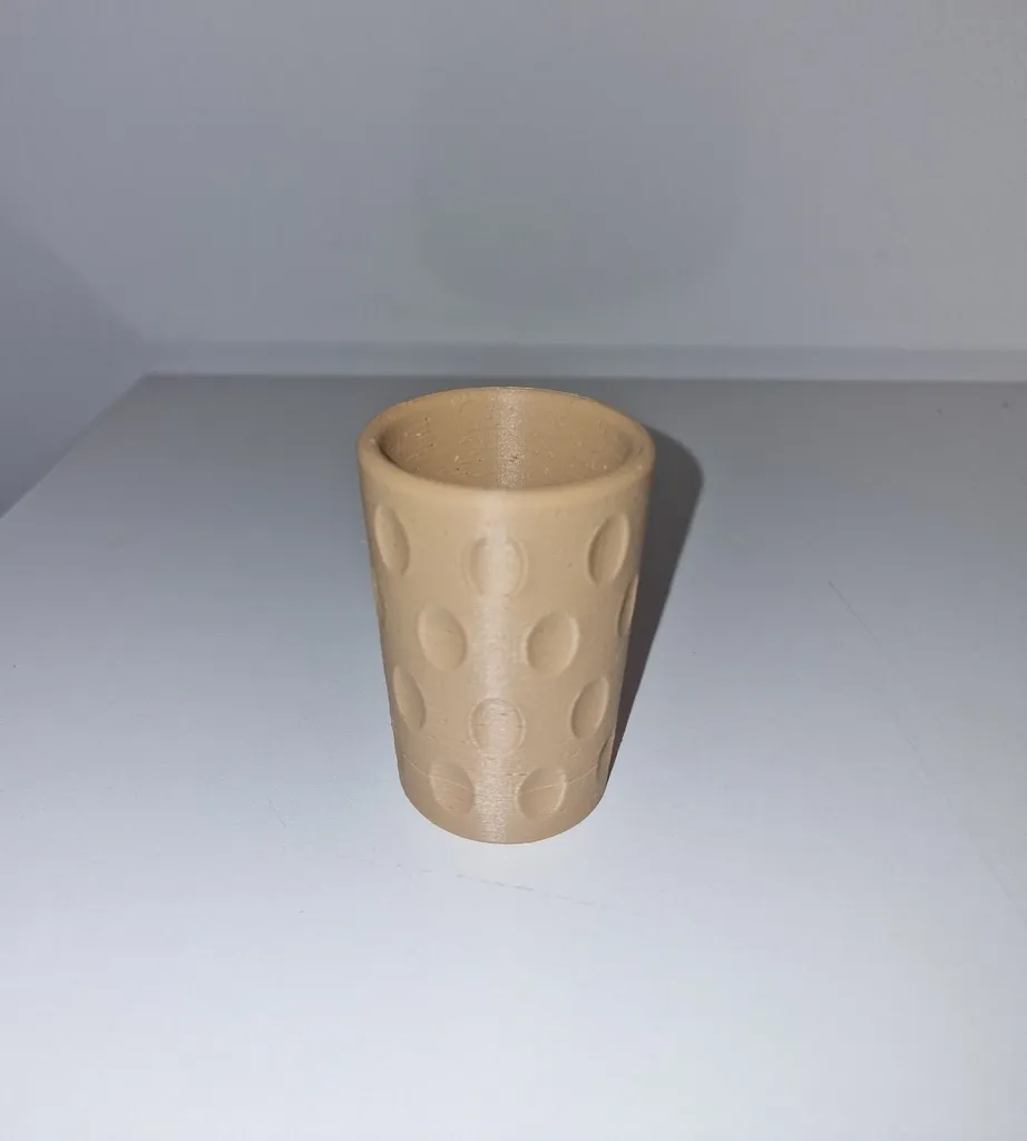 Dubbe Schnappsglas (german dimpled shotglass) by zwurtz182 - MakerWorld