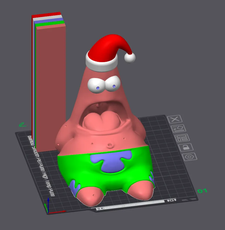 Surprised Patrick Tree Topper Remixed by F14tomdog2 - MakerWorld