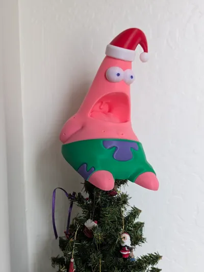 Surprised Patrick Tree Topper Remixed by F14tomdog2 - MakerWorld