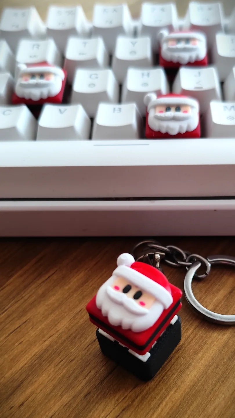 Santa Claus keycap - Mechanical keyboard by Hiko 3D MakerWorld ...