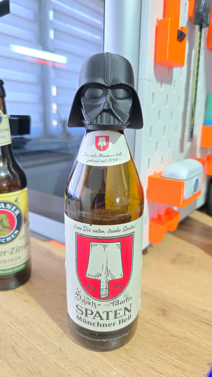 Darth Vader Beer Lid Helmet Star Wars Remixed by 3DMetalCave - MakerWorld