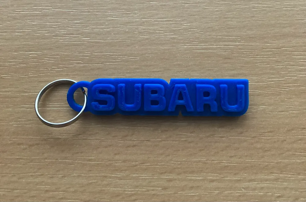 Subaru keychain by Beast_Vojta - MakerWorld