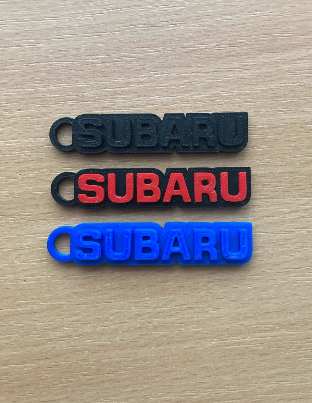 Subaru keychain by Beast_Vojta - MakerWorld