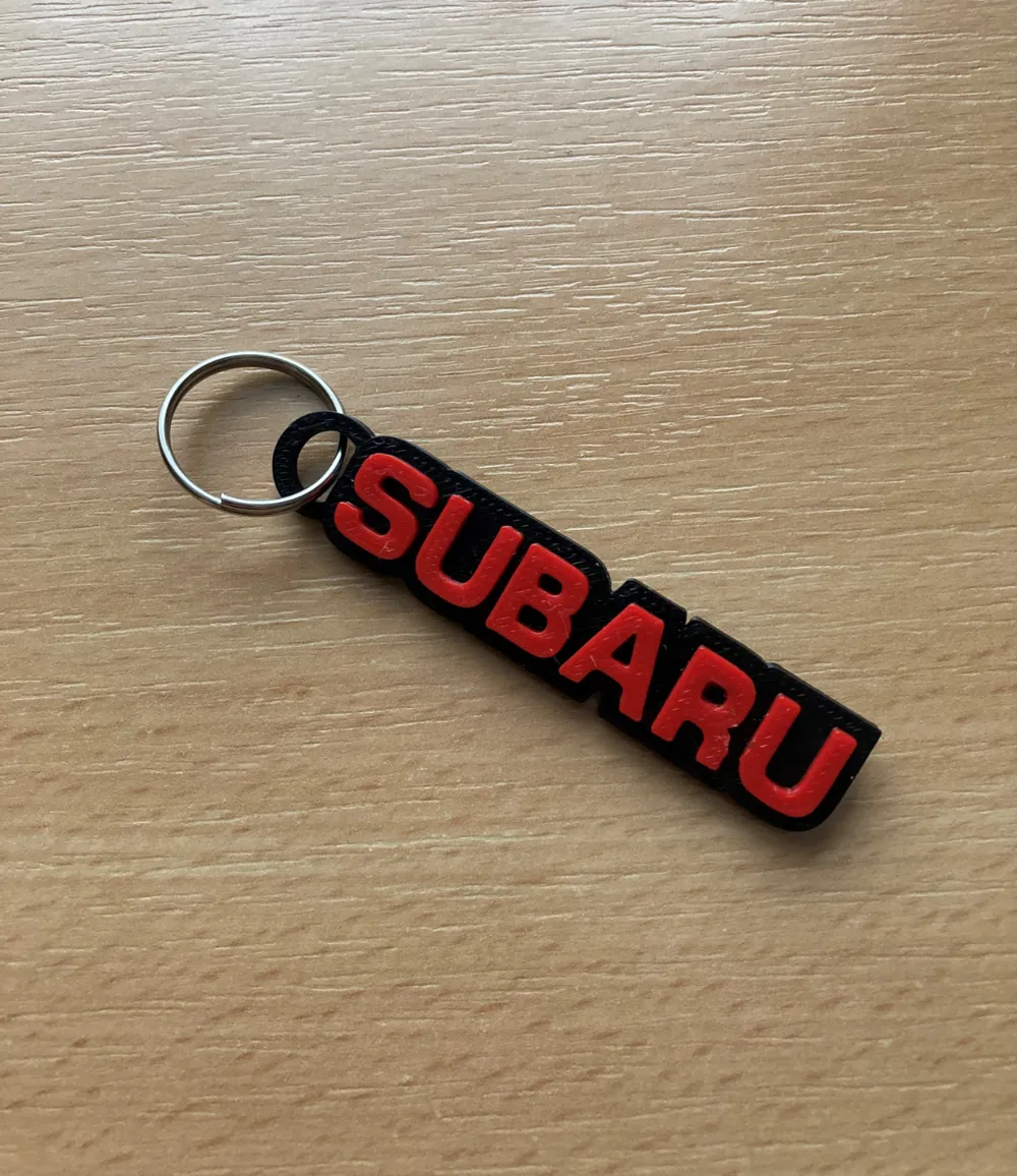 Subaru keychain by Beast_Vojta - MakerWorld