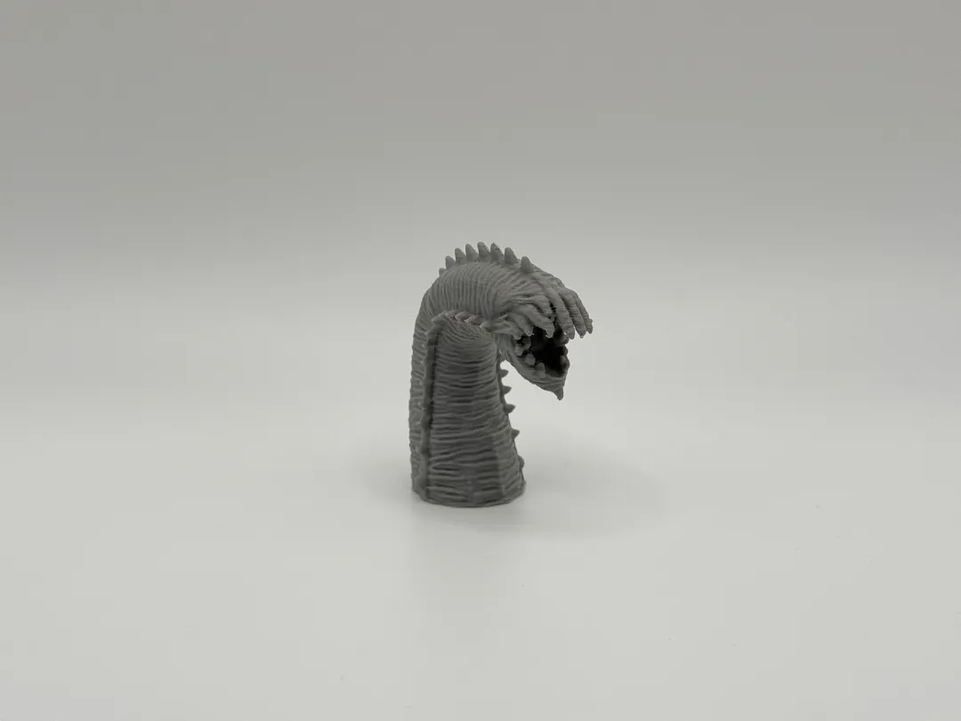 DnD Miniature Giant Worm - Free 3D Print Model - MakerWorld