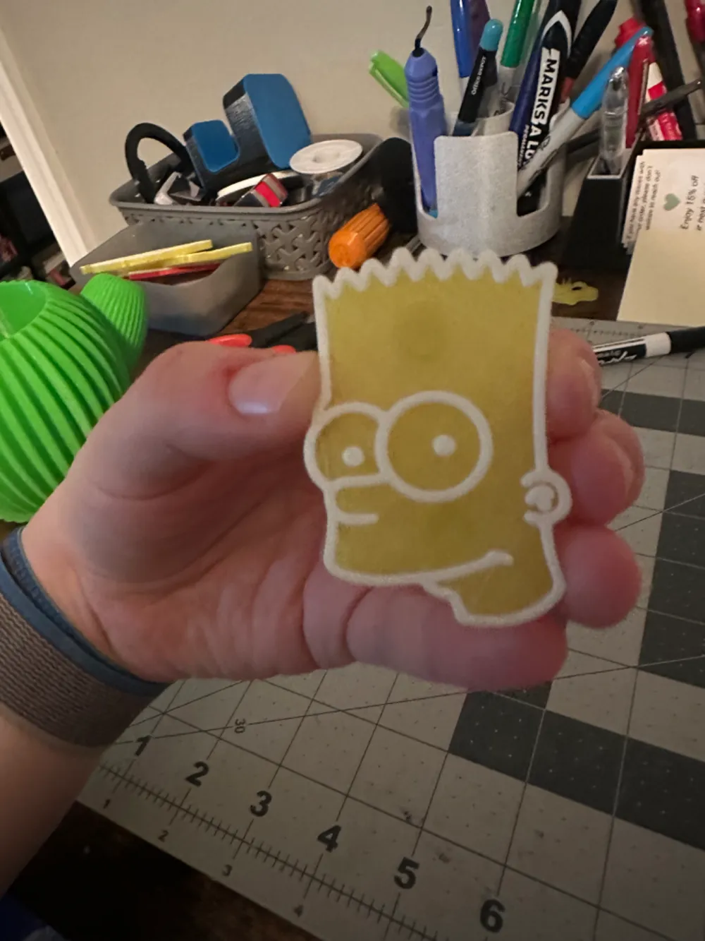 Bart Simpson Magnet by goldiesvinyl - MakerWorld