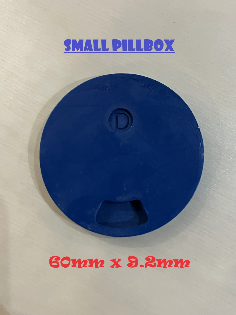 Small Pillbox by D44rkM00n - MakerWorld