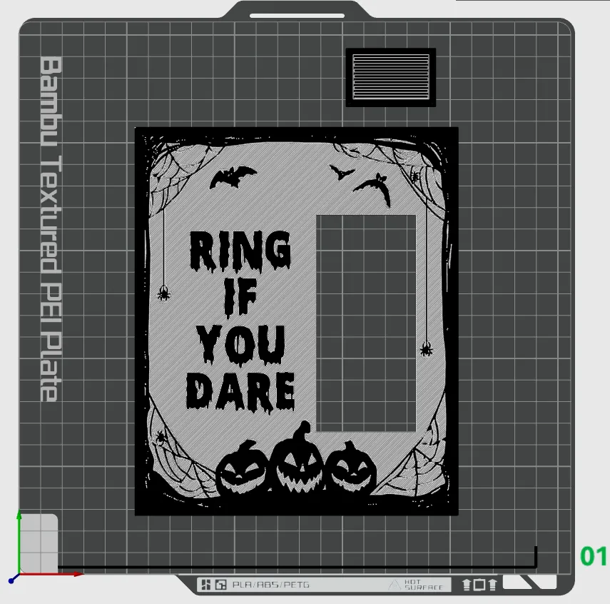 doorbell frame, easily scalable to doorbell size. easy multicolor ...