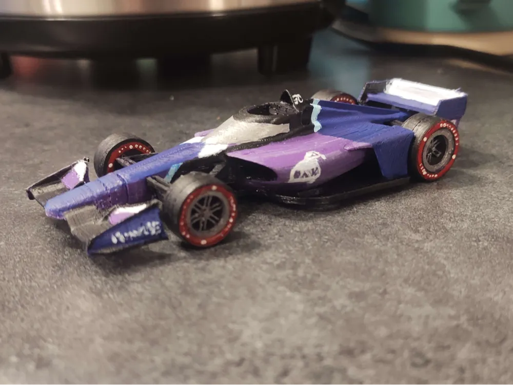 Indycar Dallara IR-18 model kit by Emmo MakerWorld: Download Free 3D Models