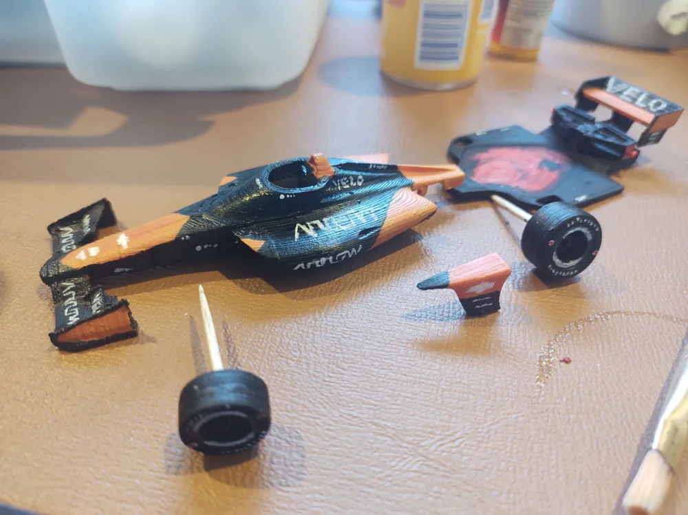 Indycar Dallara IR-18 model kit by Emmo MakerWorld: Download Free 3D Models