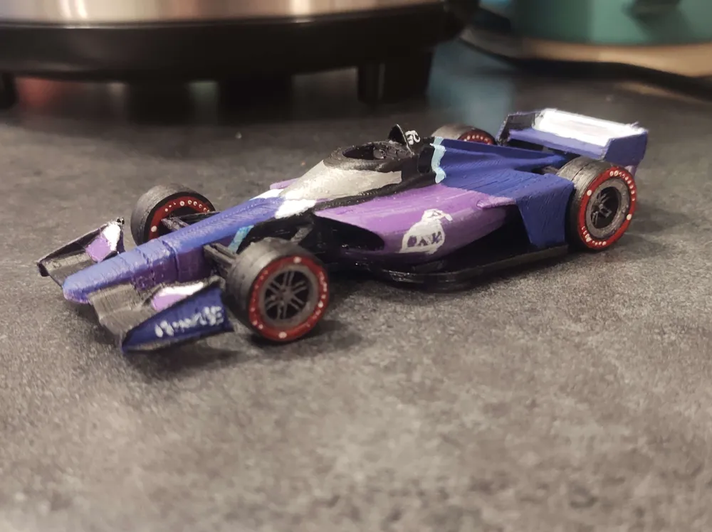 Indycar Dallara IR-18 model kit by Emmo MakerWorld: Download Free 3D Models