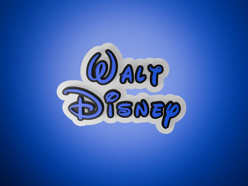 Customizable Disney text - Free 3D Print Model - MakerWorld