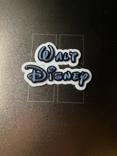 Customizable Disney text - Free 3D Print Model - MakerWorld
