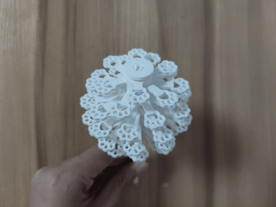 Fibonacci Spiral Cute Cat Paw Fidget Toy by hild - MakerWorld