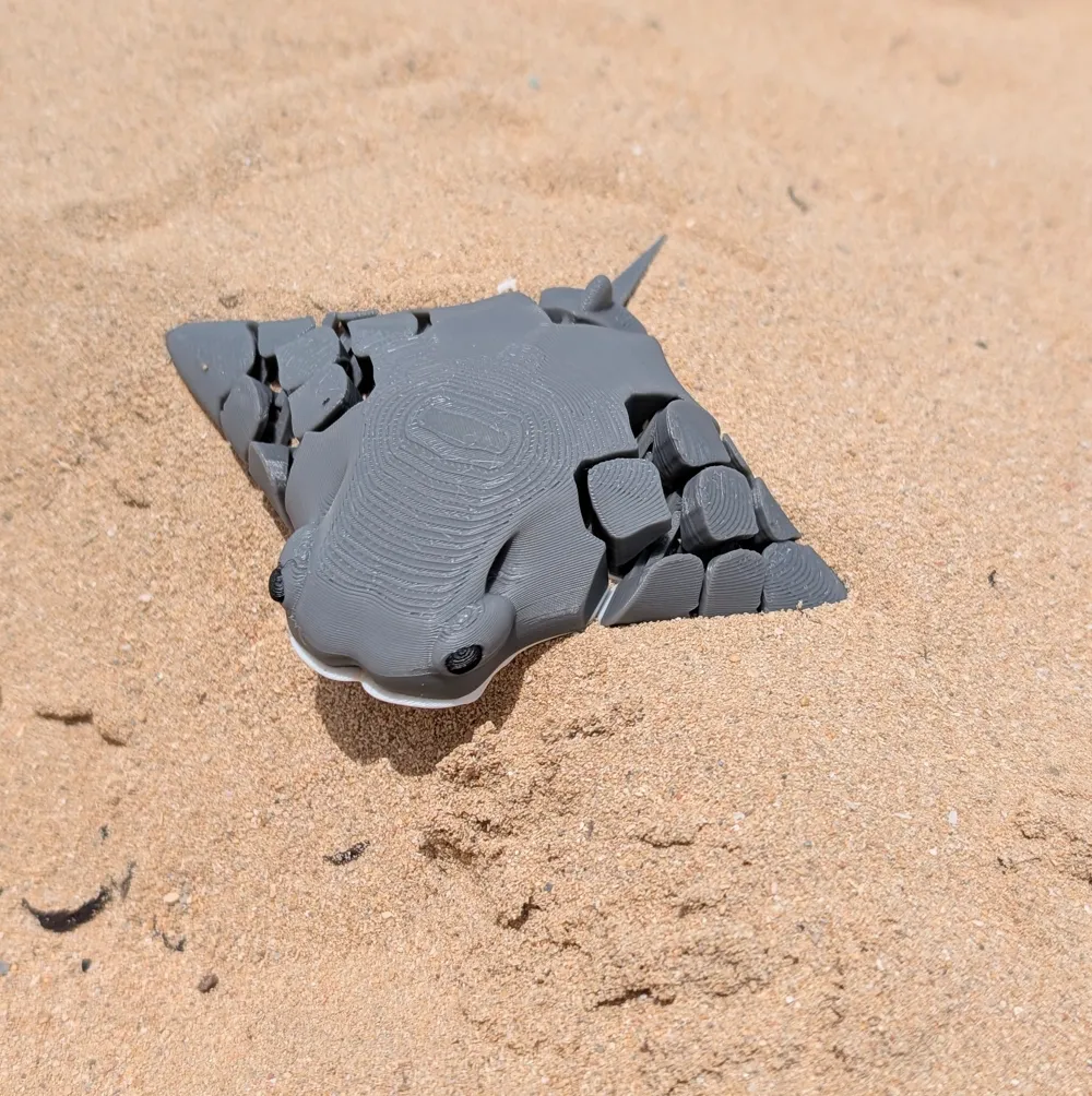 Flexi Cownose Ray - Free 3D Print Model - MakerWorld