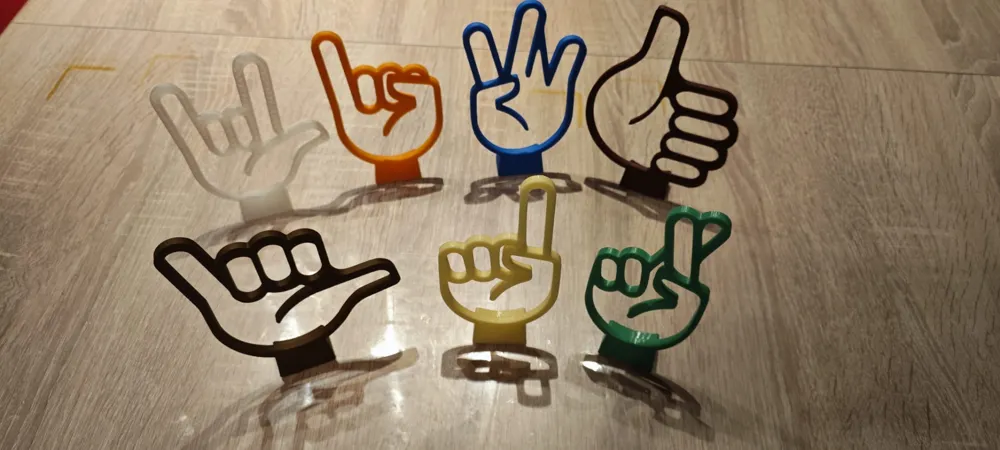 Fingers to stand up Finger zum Hinstellen by make3dtc - MakerWorld