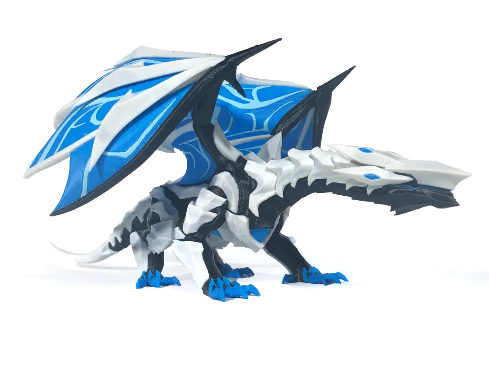 Honkai Star Rail Cyber Mech Dragon Model Statue - Free 3D Print Model ...