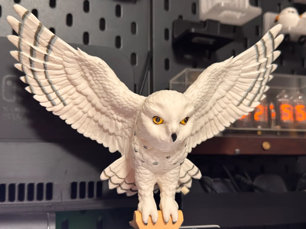 【Hedwig Hedwig】Inspiriert von der -Reihe eine Schneeeulen-Figur in ...