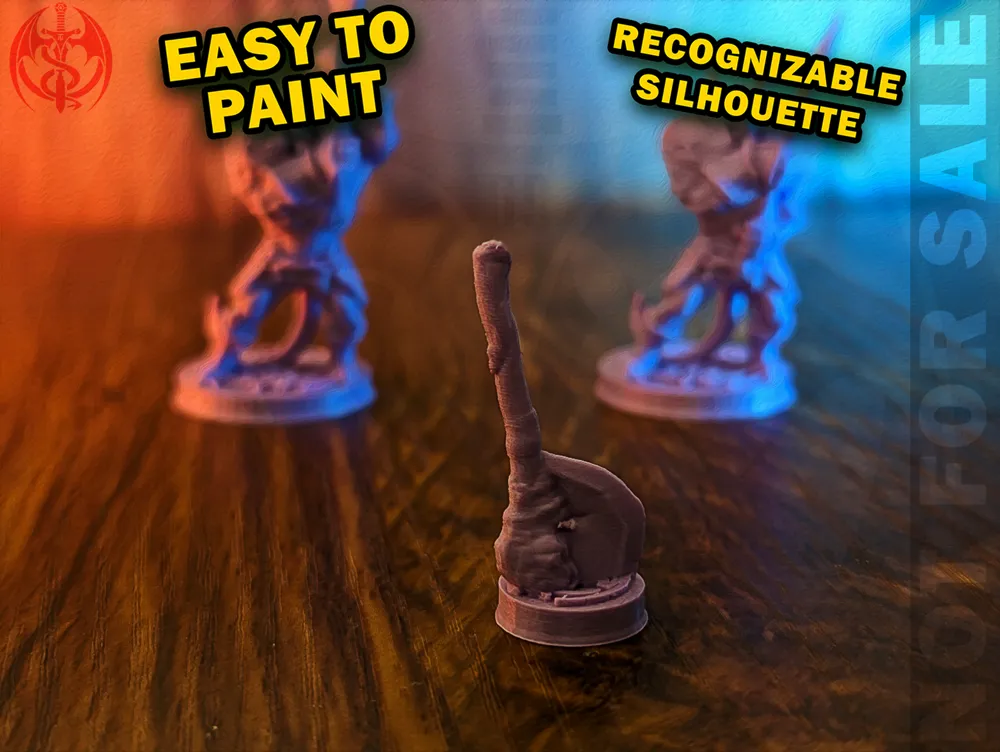 Supportless Barberian Tiefling - FDM Optimized DND by Nozzleborn Foundry MakerWorld: Download ...