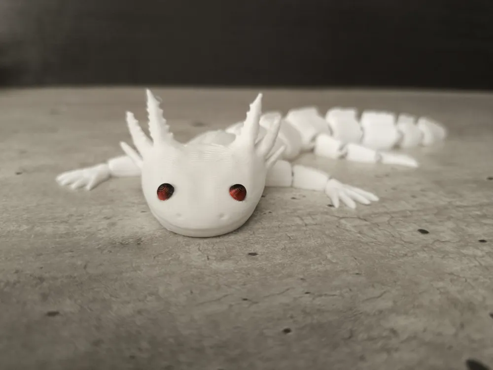 Articulated Axolotl - Free 3D Print Model - MakerWorld