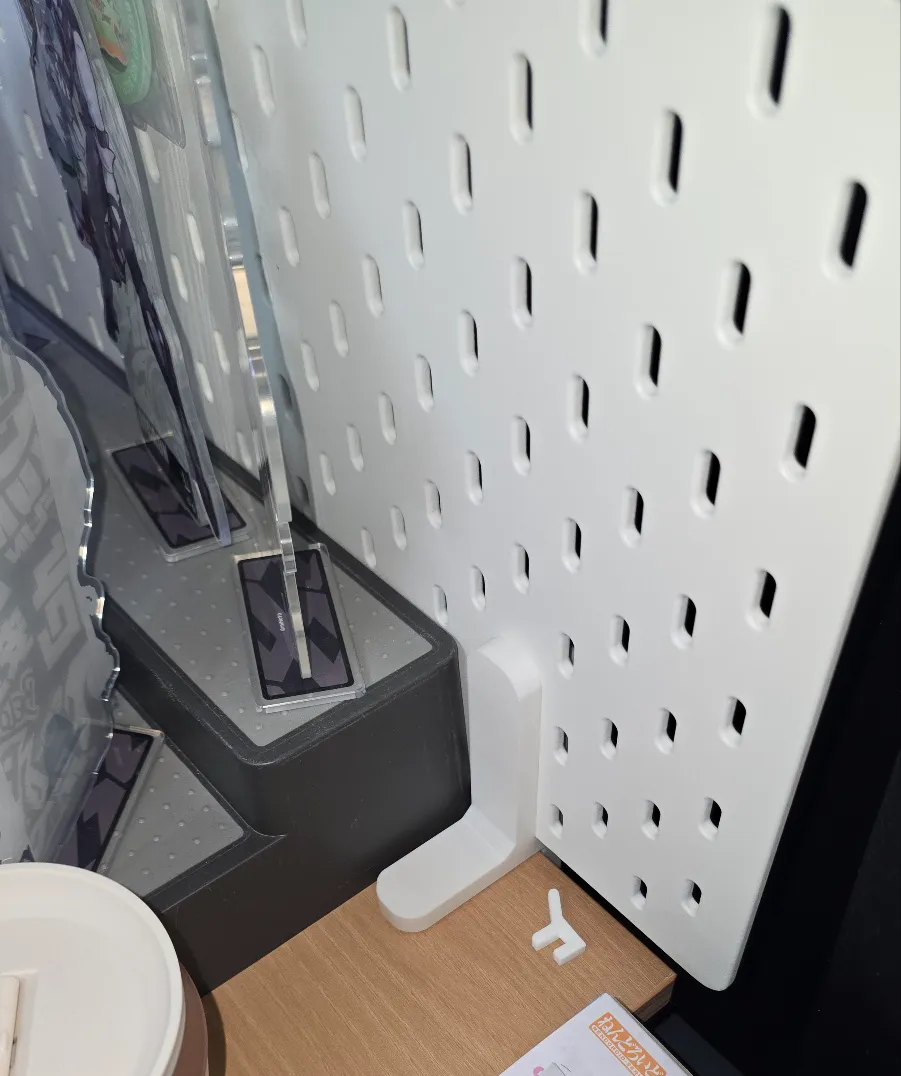 Skadis Desk Mount - Long Clamp and Open holder Remixed by licon ...