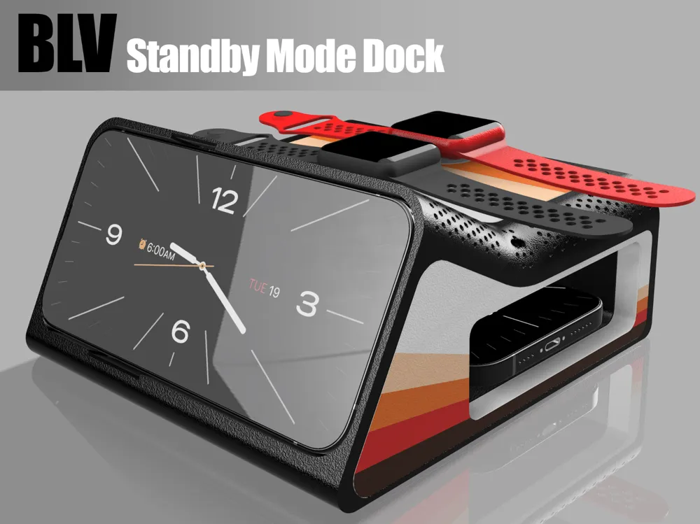 BLV iPhone Standby Mode Dock - 2 X phone | watch Remixed by benlevi ...