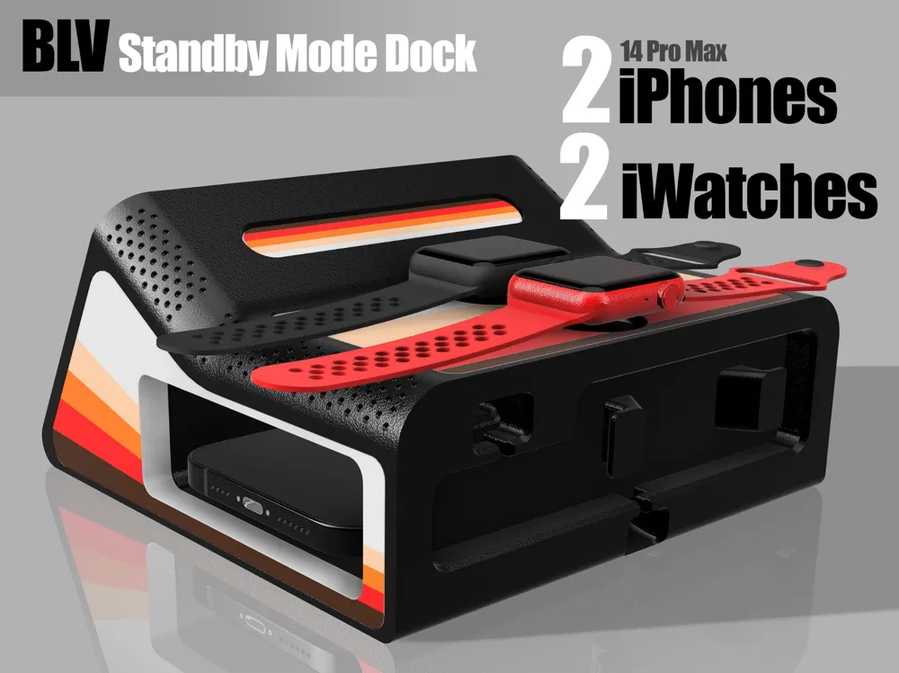BLV iPhone Standby Mode Dock - 2 X phone | watch Remixed by benlevi ...