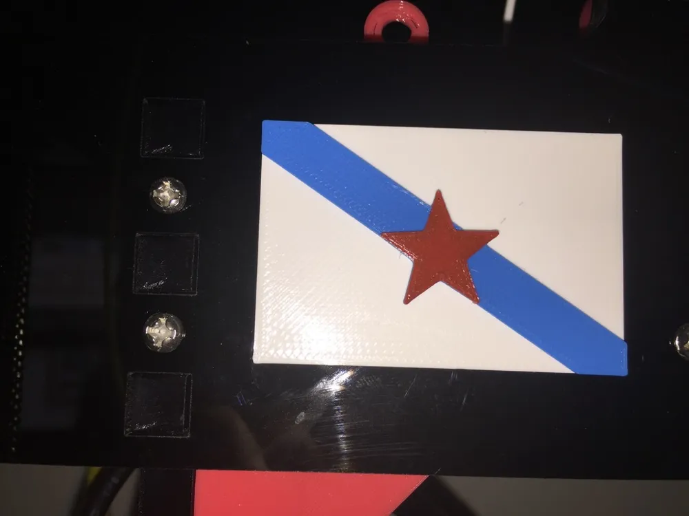 Galician nationalist flag multicolor by sagatxxx - MakerWorld