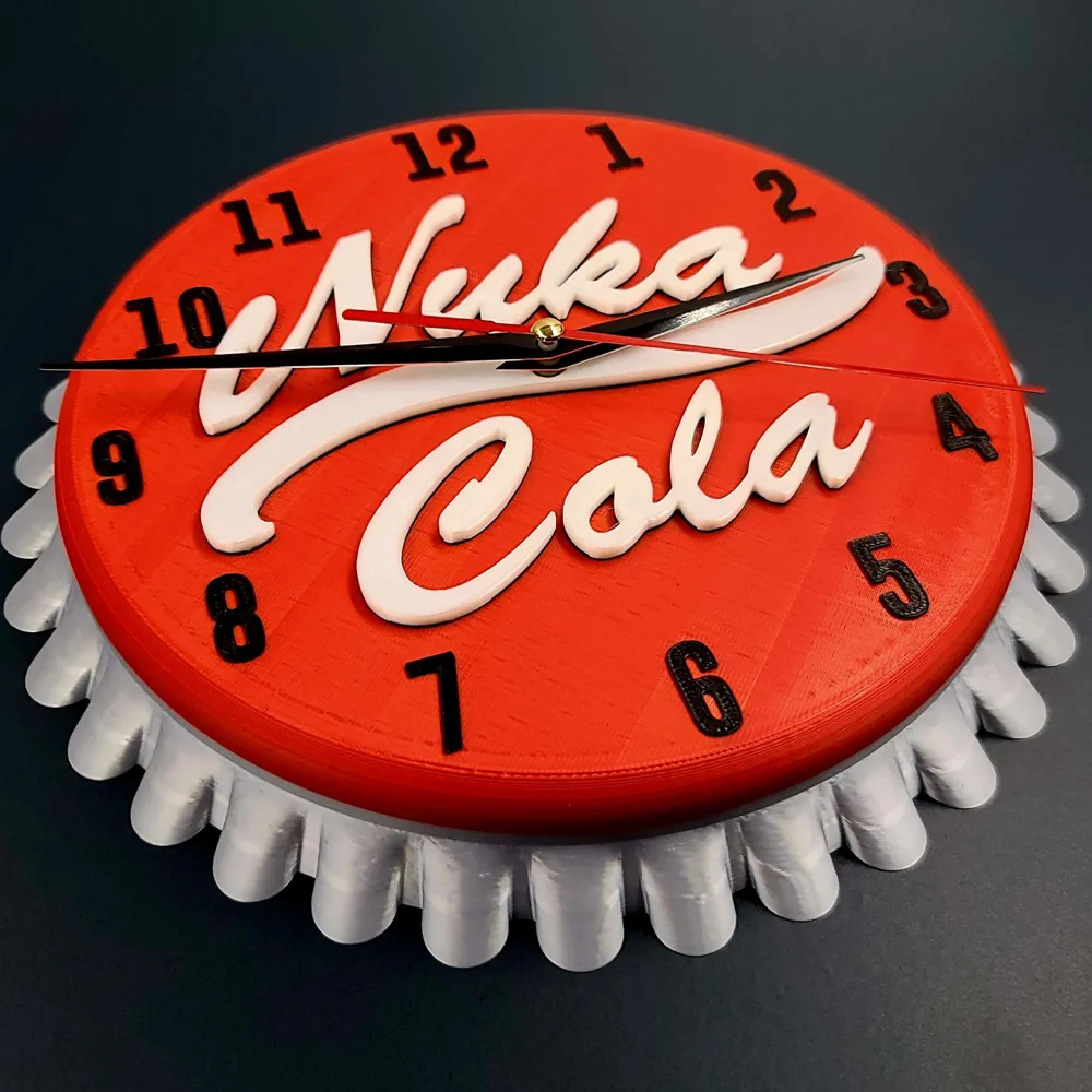 Nuka Cola Clock - Fan Art by Makers Mashup - MakerWorld