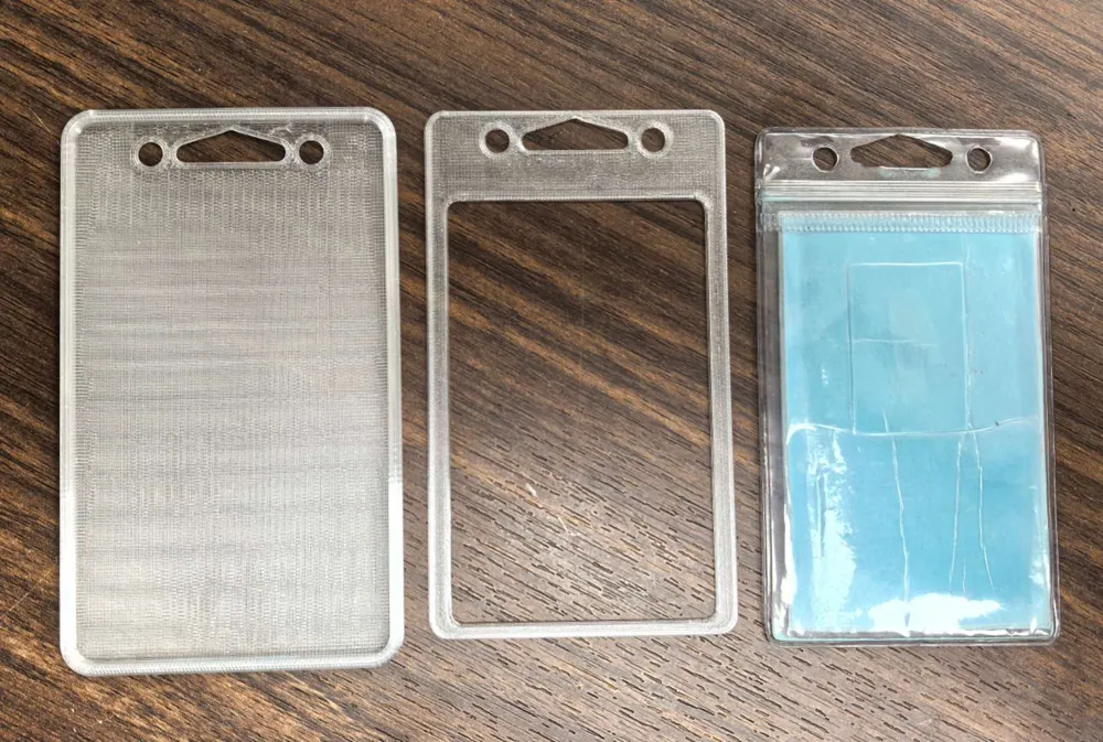 ID card, work badge holder - Free 3D Print Model - MakerWorld