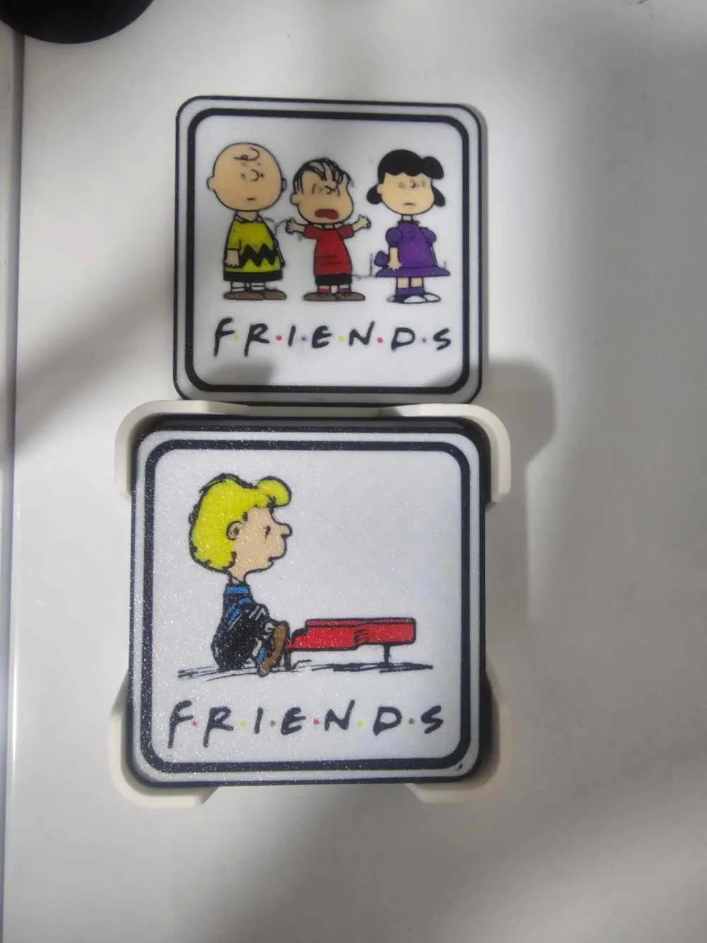 Charlie Brown and Friends coaster set of 6 by J.Trognot - MakerWorld