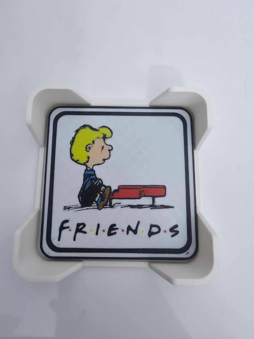Charlie Brown and Friends coaster set of 6 by J.Trognot - MakerWorld