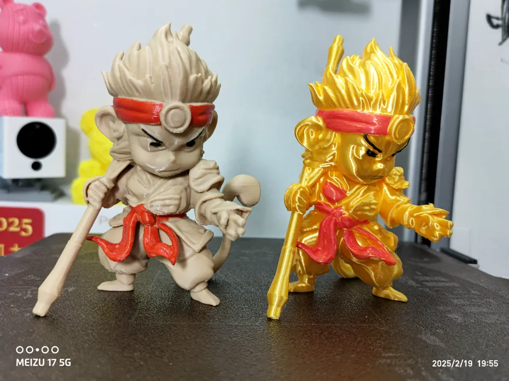 Q Version Sun Wukong by 老程3D设计 MakerWorld: Download Free 3D Models