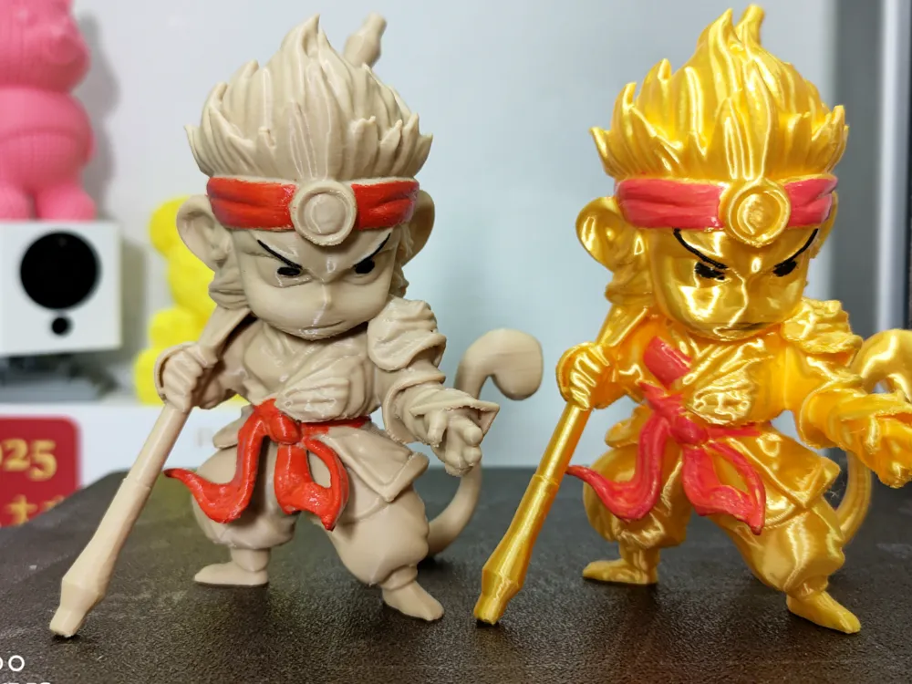 Q Version Sun Wukong by 老程3D设计 MakerWorld: Download Free 3D Models