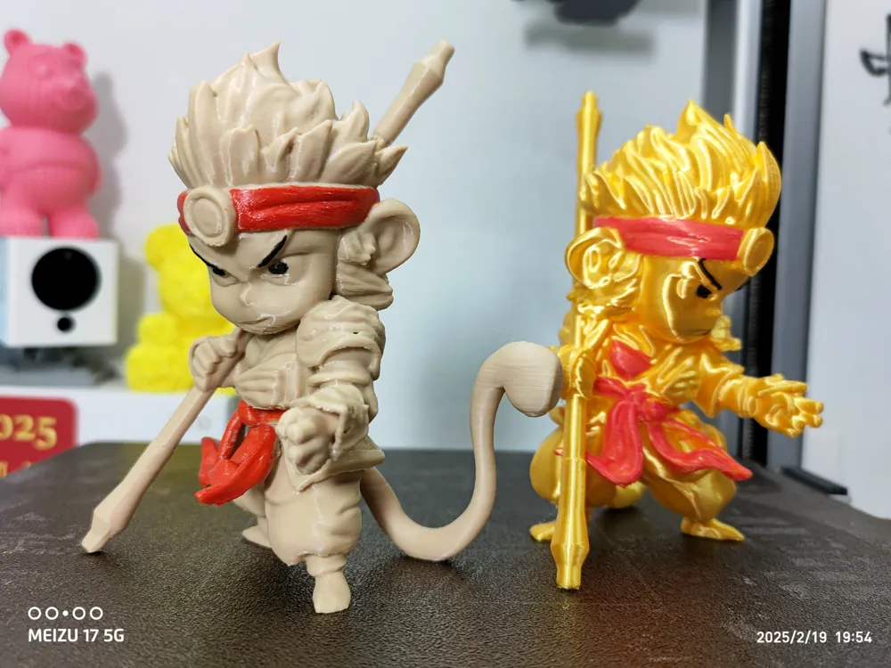 Q Version Sun Wukong by 老程3D设计 MakerWorld: Download Free 3D Models
