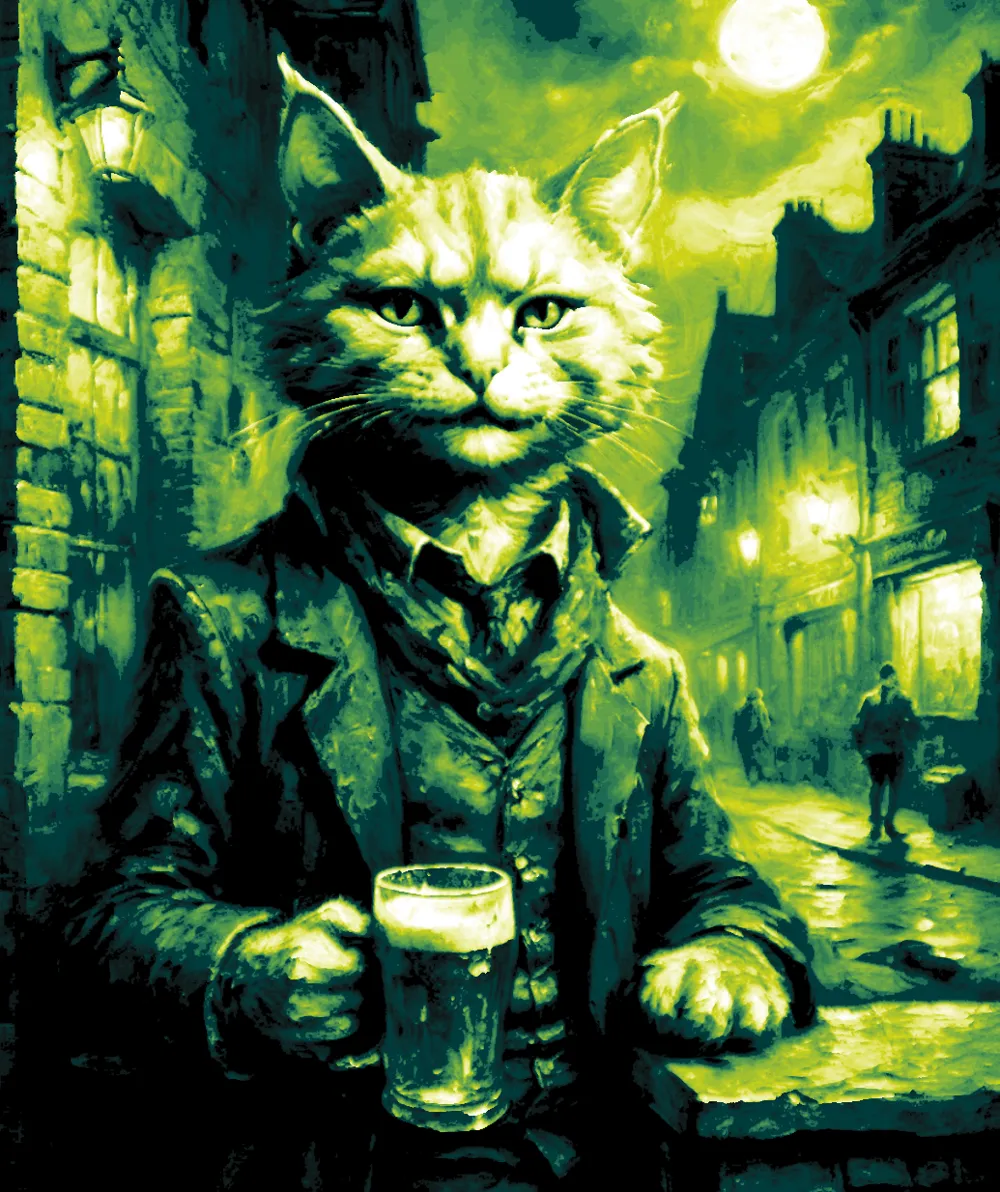 2D Art : BeerCat by StatusD112 - MakerWorld