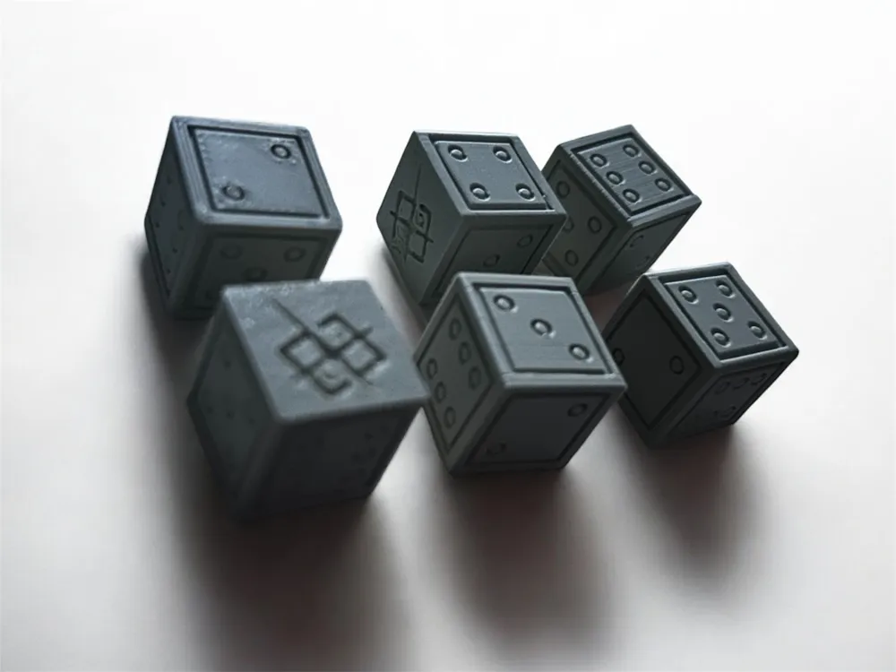 Gundam TCG Damage Counter Dice by pollysbasement MakerWorld: Download ...