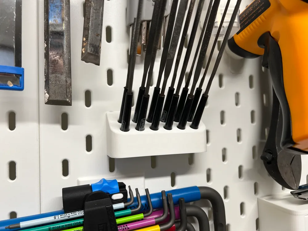 Skadis File Holder (KS-Tools Fine Files) by Jodadoo - MakerWorld