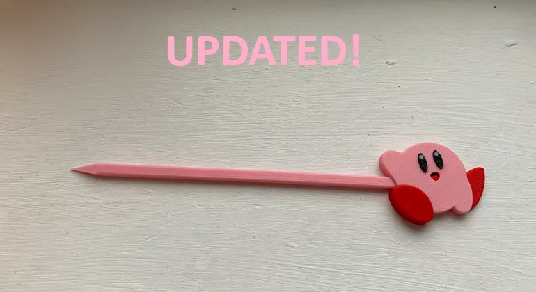 Kirby Hair Pin by D.Sign - MakerWorld