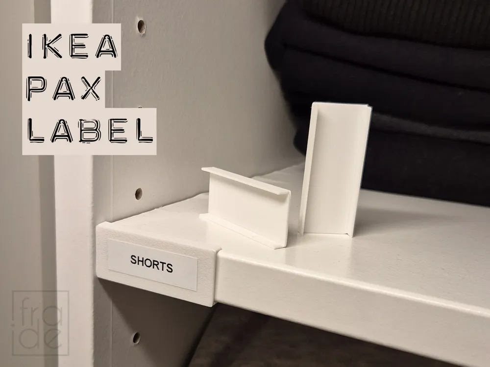 IKEA Label for (PAX / KOMPLEMENT) - Free 3D Print Model - MakerWorld