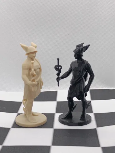 Greek Mythology Chess Set – Gods & Myths in 3D by Rajonex MakerWorld ...