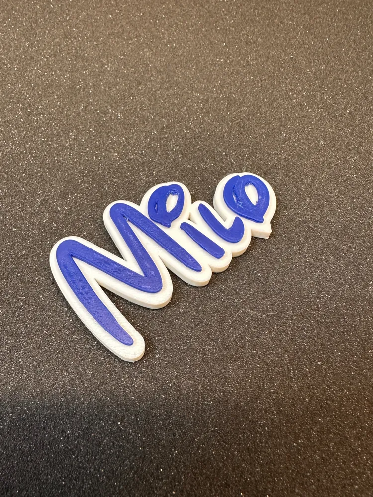 Milo Name Tag Waldo - Free 3D Print Model - MakerWorld