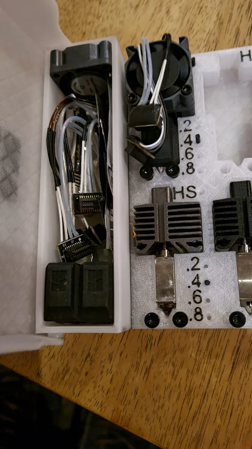 Bambu Lab Nozzle holder with indicators by barrie - MakerWorld