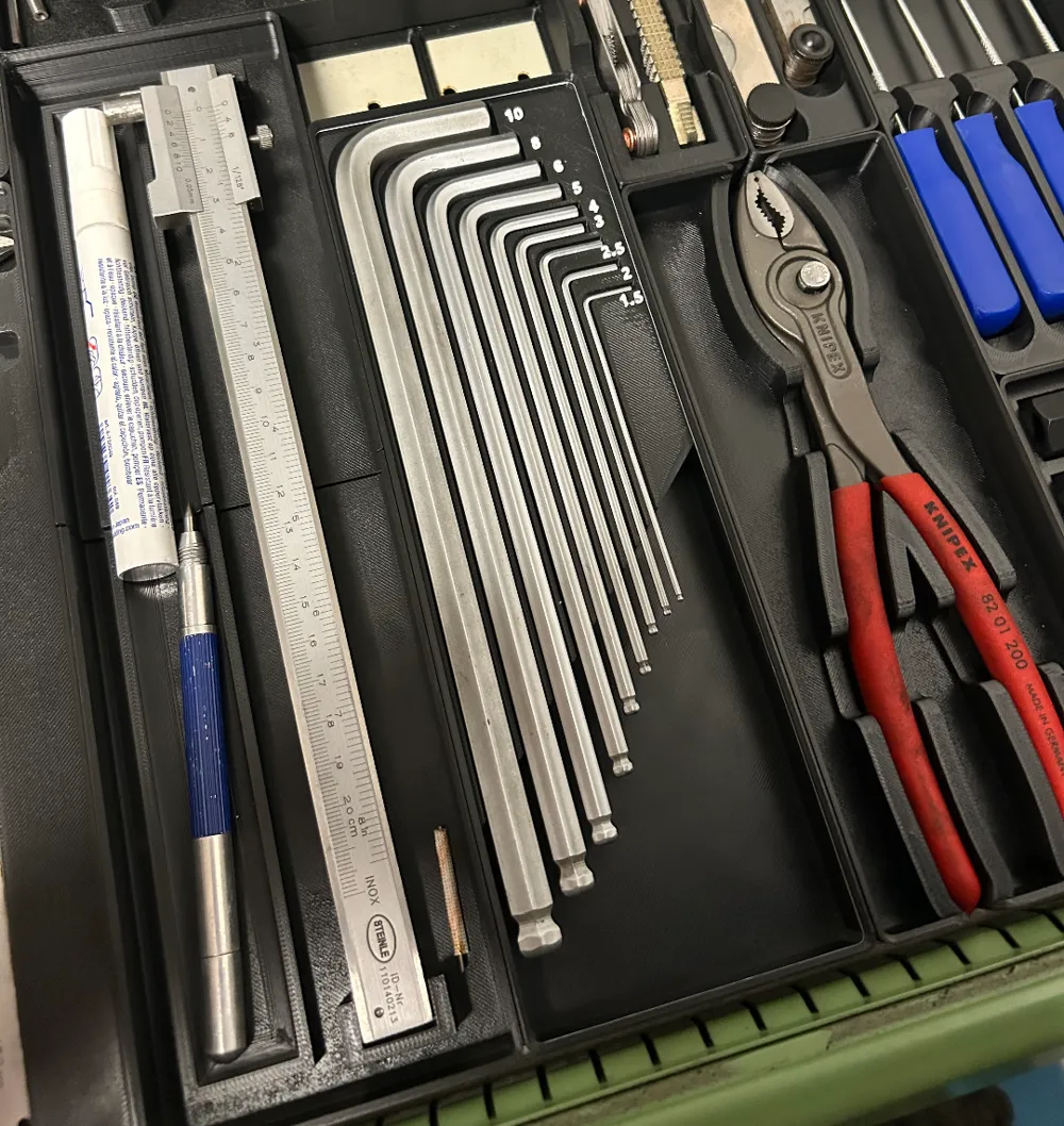 Gridfinity Wera Hex Keys Wera Allen Wrenches by Vergaser Zentrum - MakerWorld