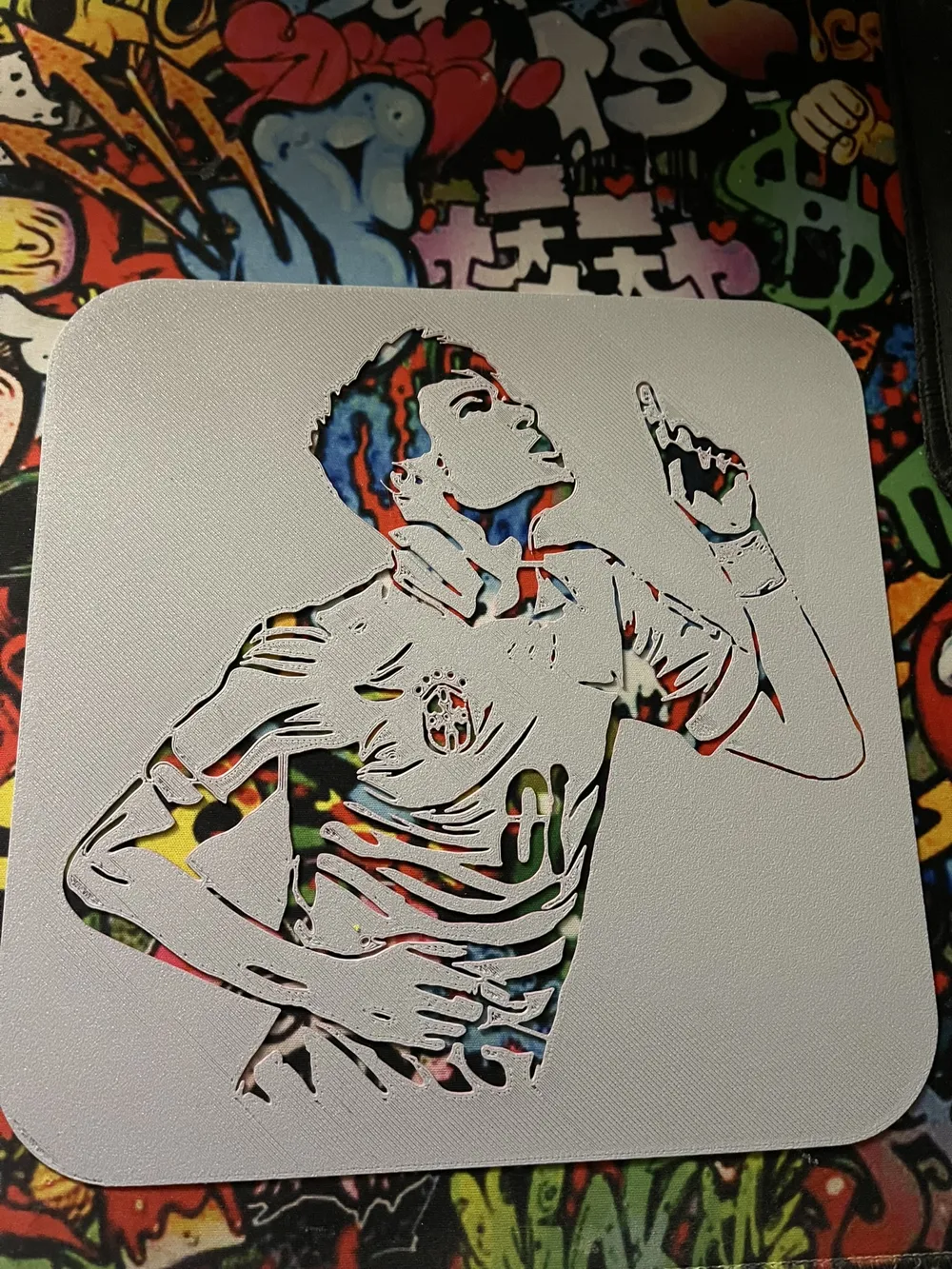 Neymar Jr 3x Stencil By Ideat0mmakerworld Download Free 3d Models