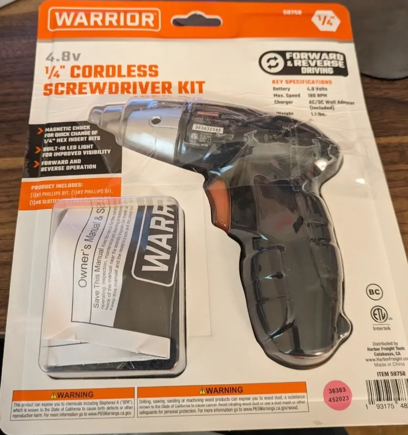 Harbor Freight Cordless Screwdriver holder by user_981465986 MakerWorld ...