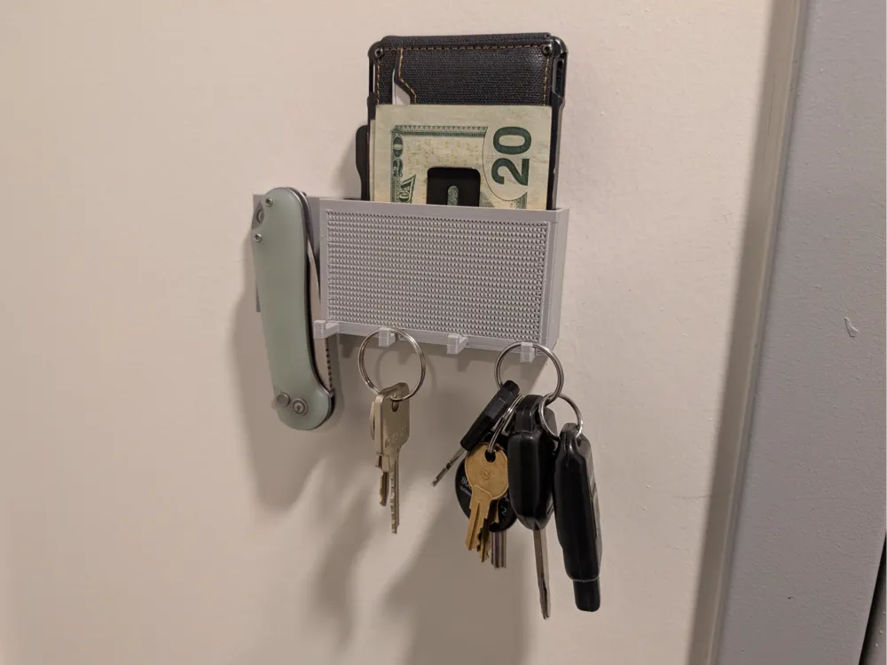 Key, Wallet, Knife EDC Hanger by Batcheze - MakerWorld