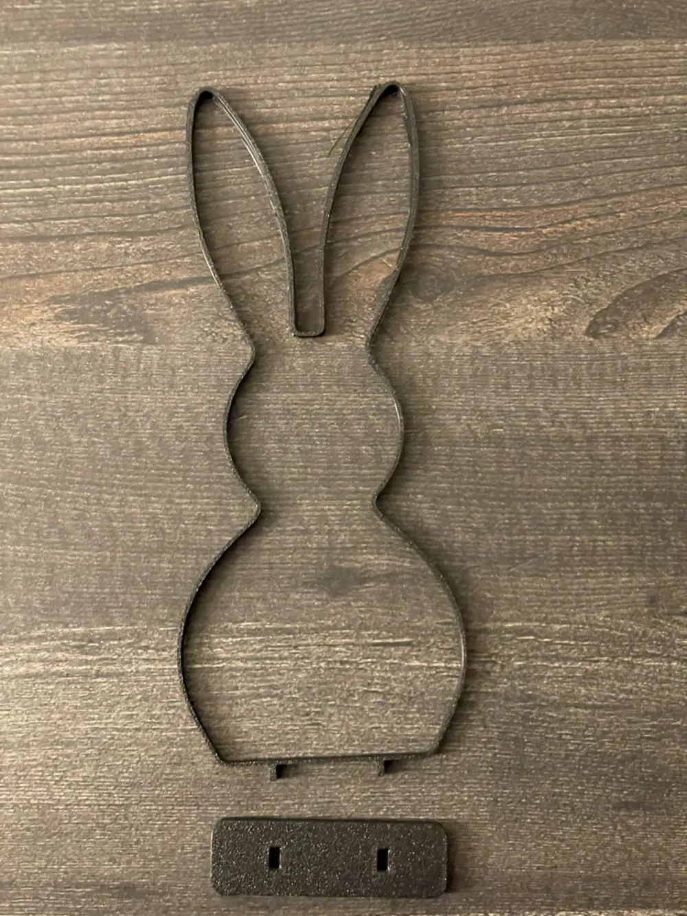 Modern easter Bunny Sculpture Deco / minimalistic rabbit Sclupture with ...