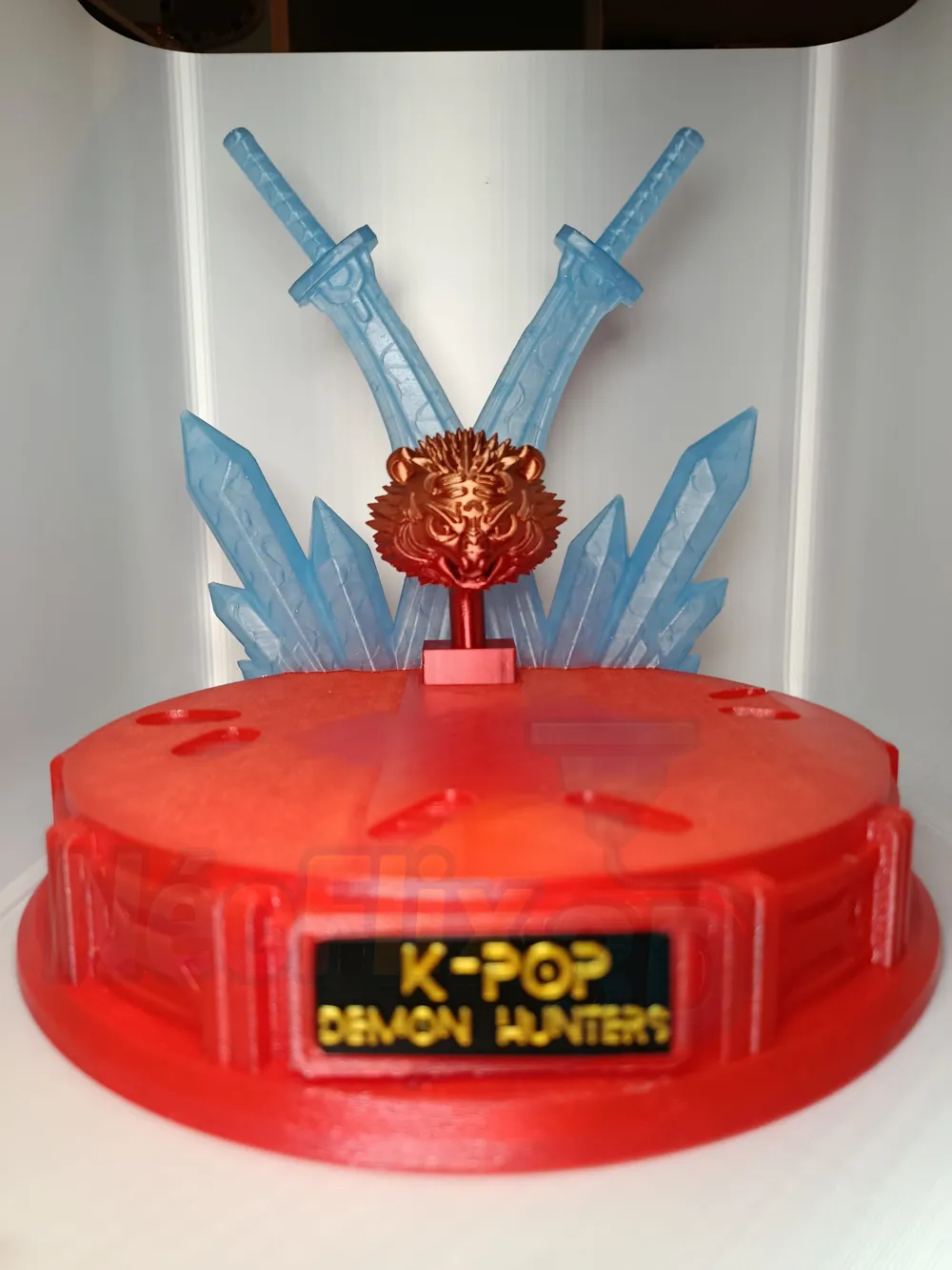 Socle K-Pop Demon Hunters + Tigre Depry by Neoflix3d MakerWorld ...