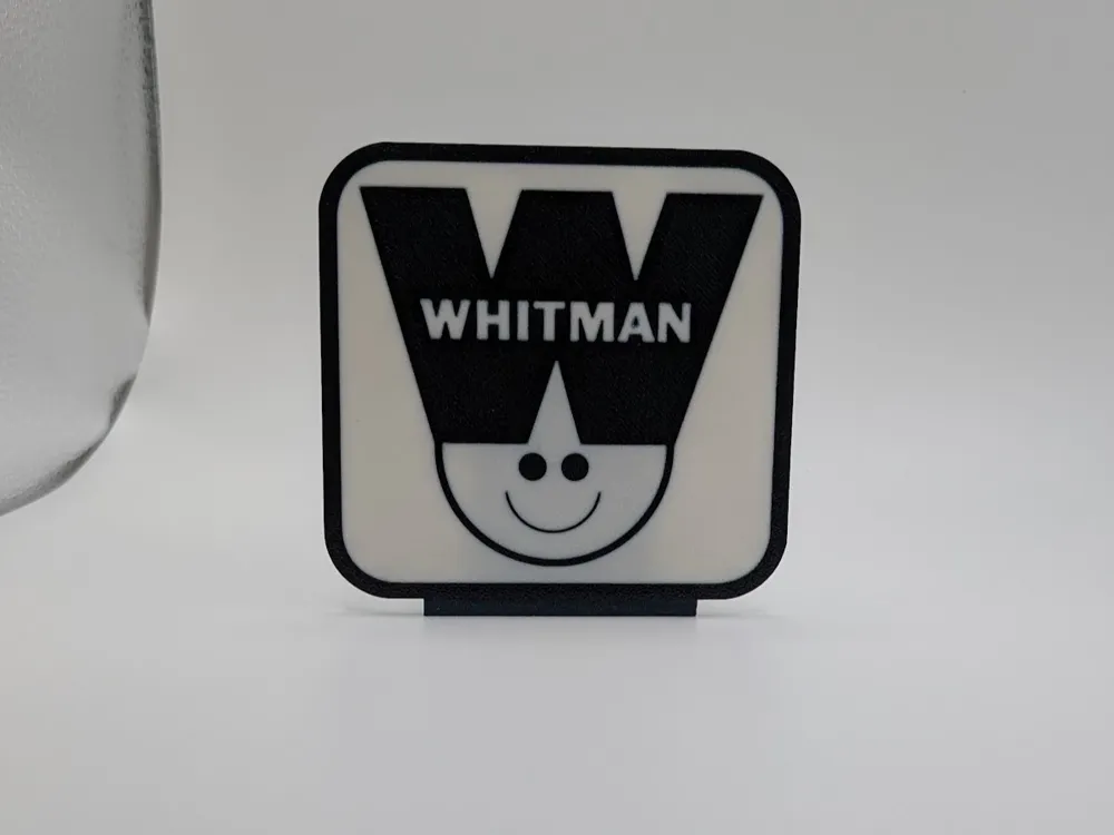 Whitman Logo Coaster by Design•Slice•Print Studio - MakerWorld